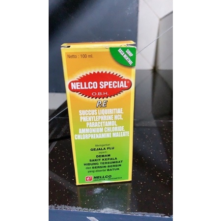 Jual OBH Nelco Special syrup 100 ml rasa menthol( besar) | Shopee Indonesia