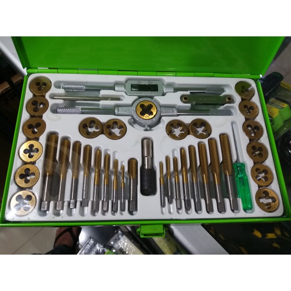 Jual HAND TAPS AND DIES SET TEKIRO 40 PCS TAPS SET TEKIRO 40PCS ...