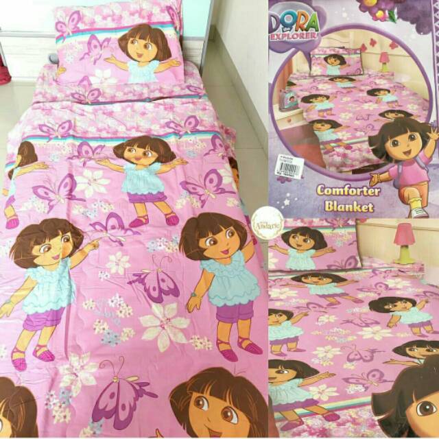 Jual DORA THE EXPLORER Bedcover / Comforter Original Nicklodeon ...
