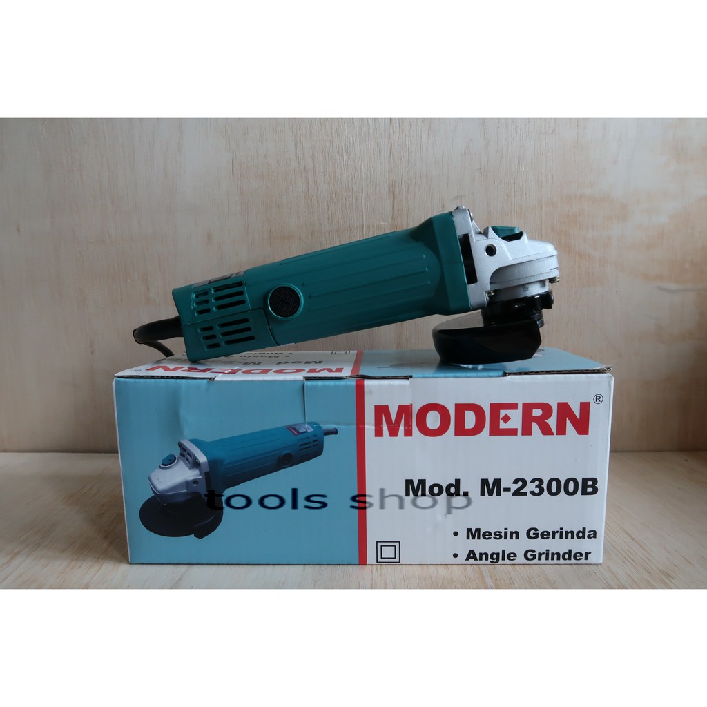 Jual MODERN Mesin Gerinda Tangan 4” M-2300B/ Mesin Slepan 4” | Shopee ...