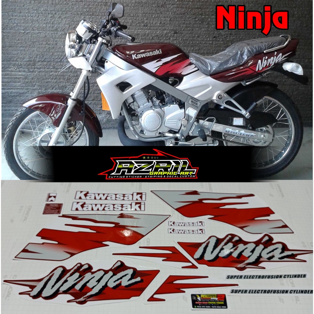 Jual Striping Ninja Kis 1996 Merah | Shopee Indonesia