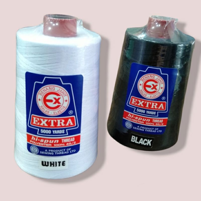 Jual BENANG JAHIT EXTRA 5000 YARD / BENANG JAHIT EXTRA | Shopee Indonesia