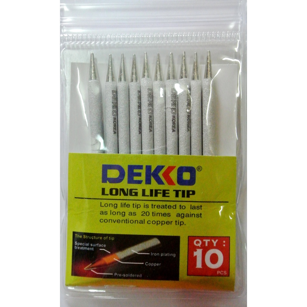 Jual Mata Kepala Solder Dekko DQ-77N Lancip Tumpul DQ 77 N DCS 30 DCS30 | Shopee Indonesia