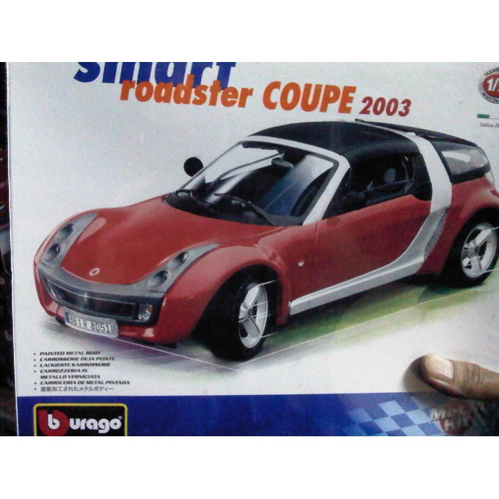 Jual Diecast Bburago Kit 1:24 - Smart Roadster Coupe | Shopee Indonesia