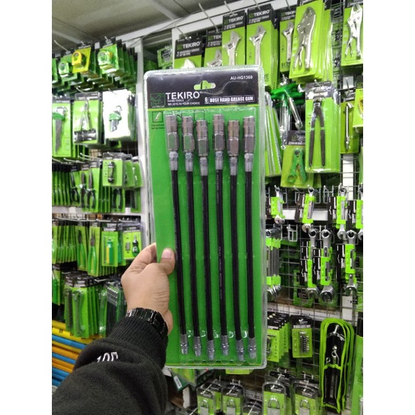 Jual Tekiro selang pompa gemuk set 6 pcs / selang Grease gun | Shopee ...