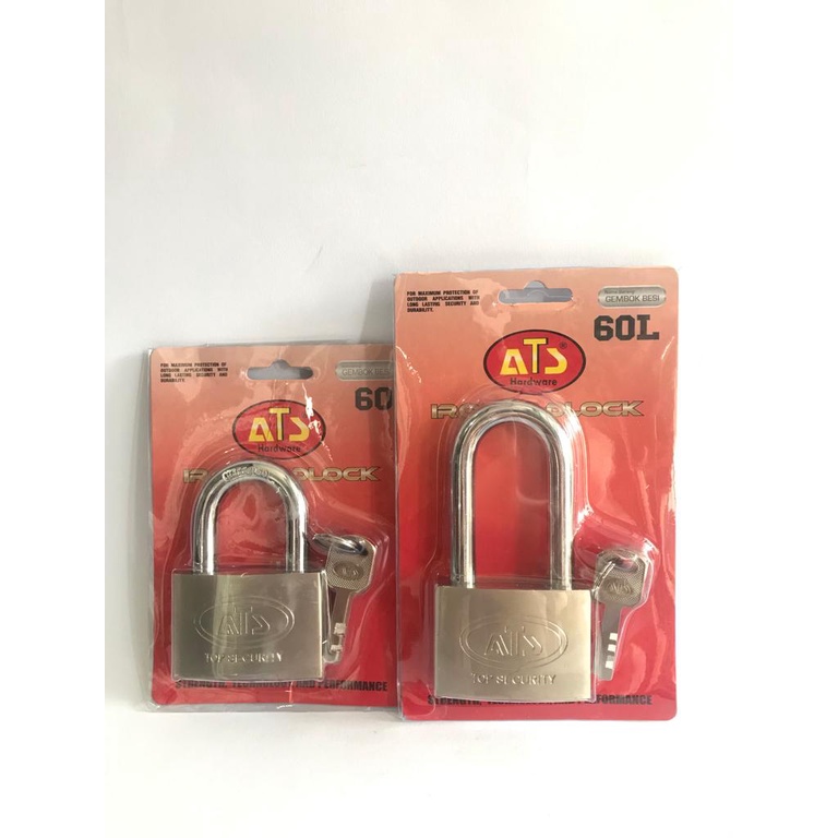 Jual Gembok ATS / GemboK 30 40 50 60 Panjang Pendek / Gembok Pagar ...