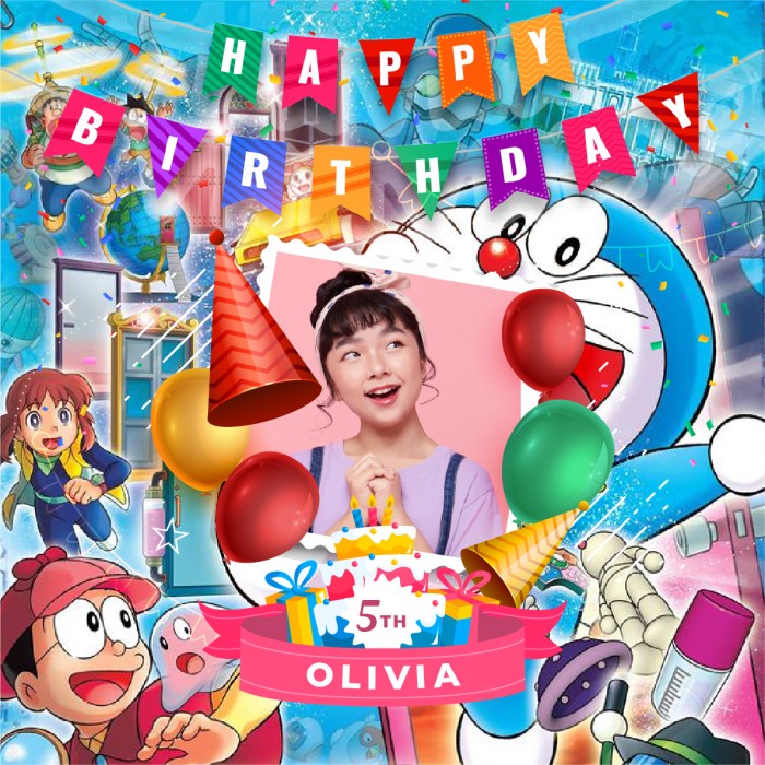 Jual Backdrop Ulang Tahun Custom| Banner Ulang Tahun Ultah (GIRL ...