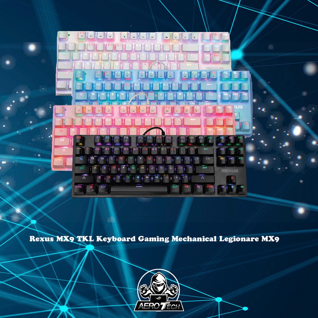 Jual Rexus MX9 TKL Keyboard Gaming Mechanical Legionare MX9 | Shopee ...