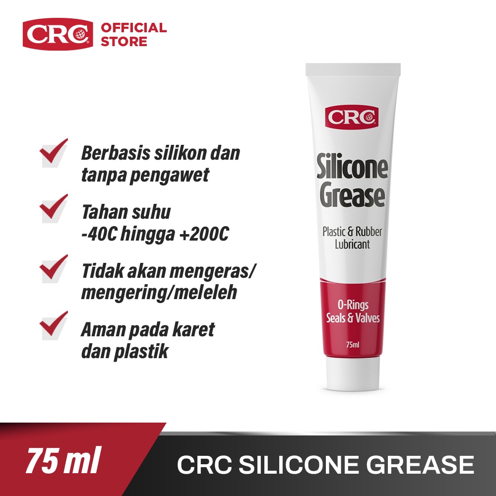 Jual CRC Silicone Grease Plastic & Rubber Lubricant - 3036 | Shopee ...