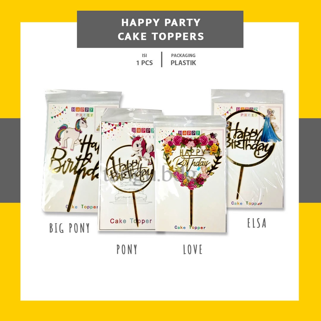 Jual CAKE TOPPER KARAKTER - HIASAN KUE ULANG TAHUN - DEKORASI KUE ULTAH - BDAY CAKE DECORATION ...