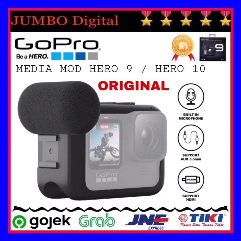 Jual GoPro Media Mod for HERO 10 Black atau HERO 9 BLACK Original ...