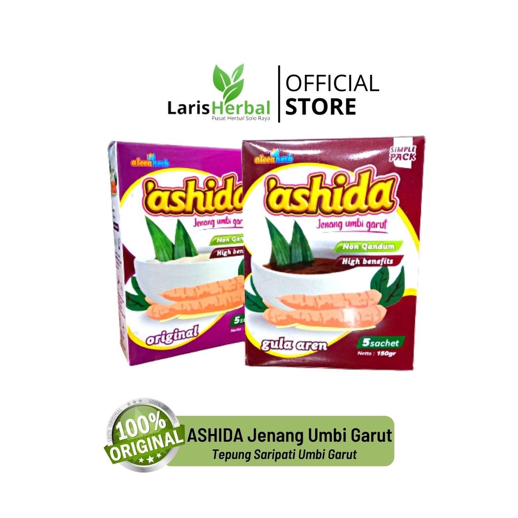 Jual ORIGINAL ASHIDA Jenang Umbi Garut Saripati Umbi Garut | Shopee ...