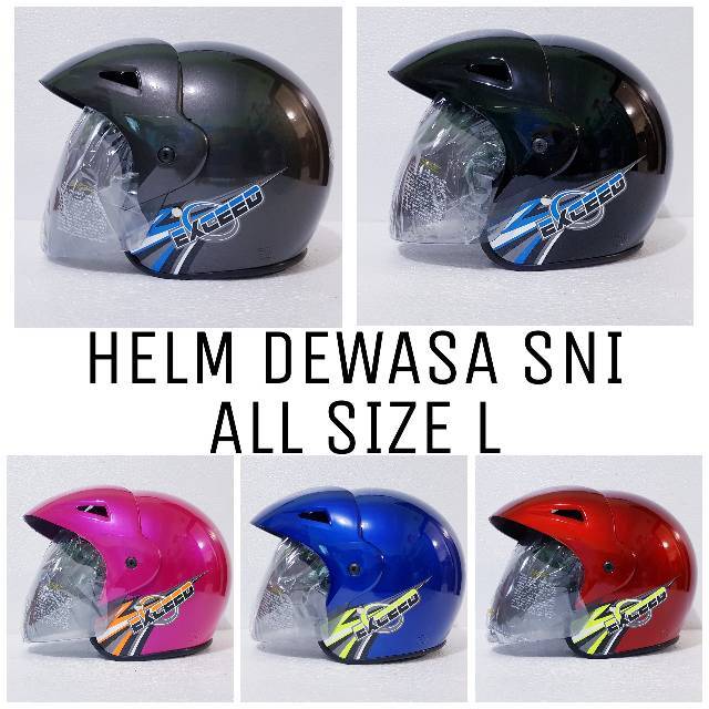 Jual HELM MOTOR SNI WANITA DEWASA SNI HELEM MURAH SEPEDA MOTOR bukan ...