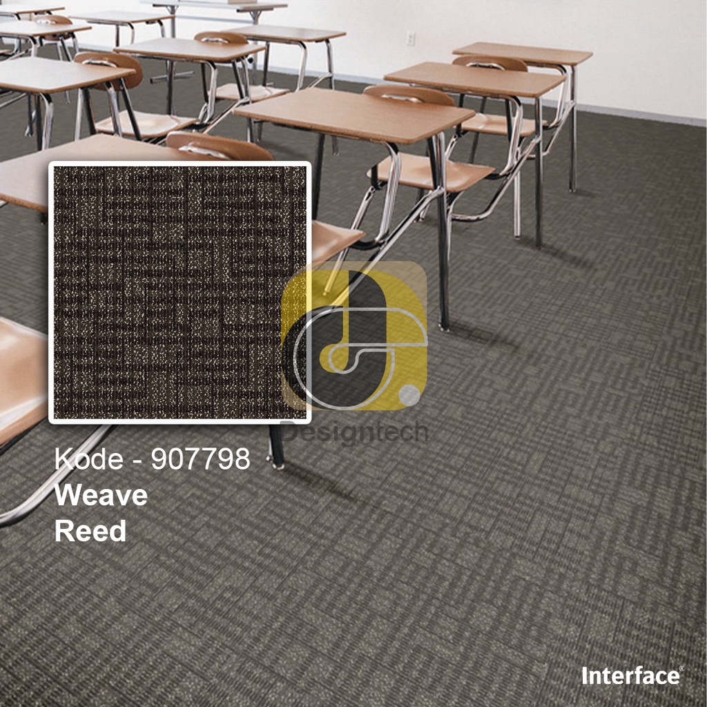 Jual Karpet Tile Lantai Simple, Uk. 50x50cm - Interface Weave Treadle ...