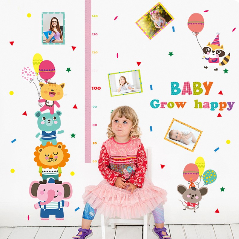 Jual AURA - Stiker Pengukur Tinggi Badan Anak / Grow Up Sticker ...