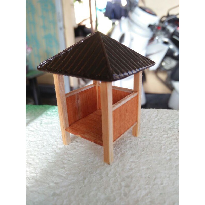 Jual Miniatur Pos Kamling / Ronda Skala 1:50, 1:100 dan 1:200 | Shopee ...