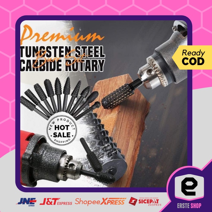 Jual Paket Lengkap Mata Bor Kayu Wood Bits Steel Set 1/4 Inch 5 PCS ...