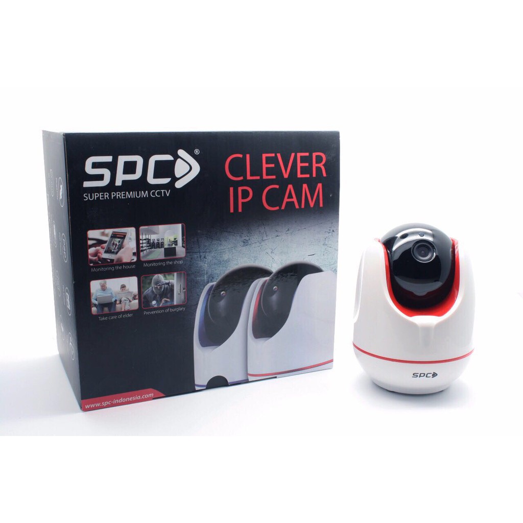 Jual SPC CLEVER IP Cam CCTV Wifi Wireless Portable Smart Baby Camera ...