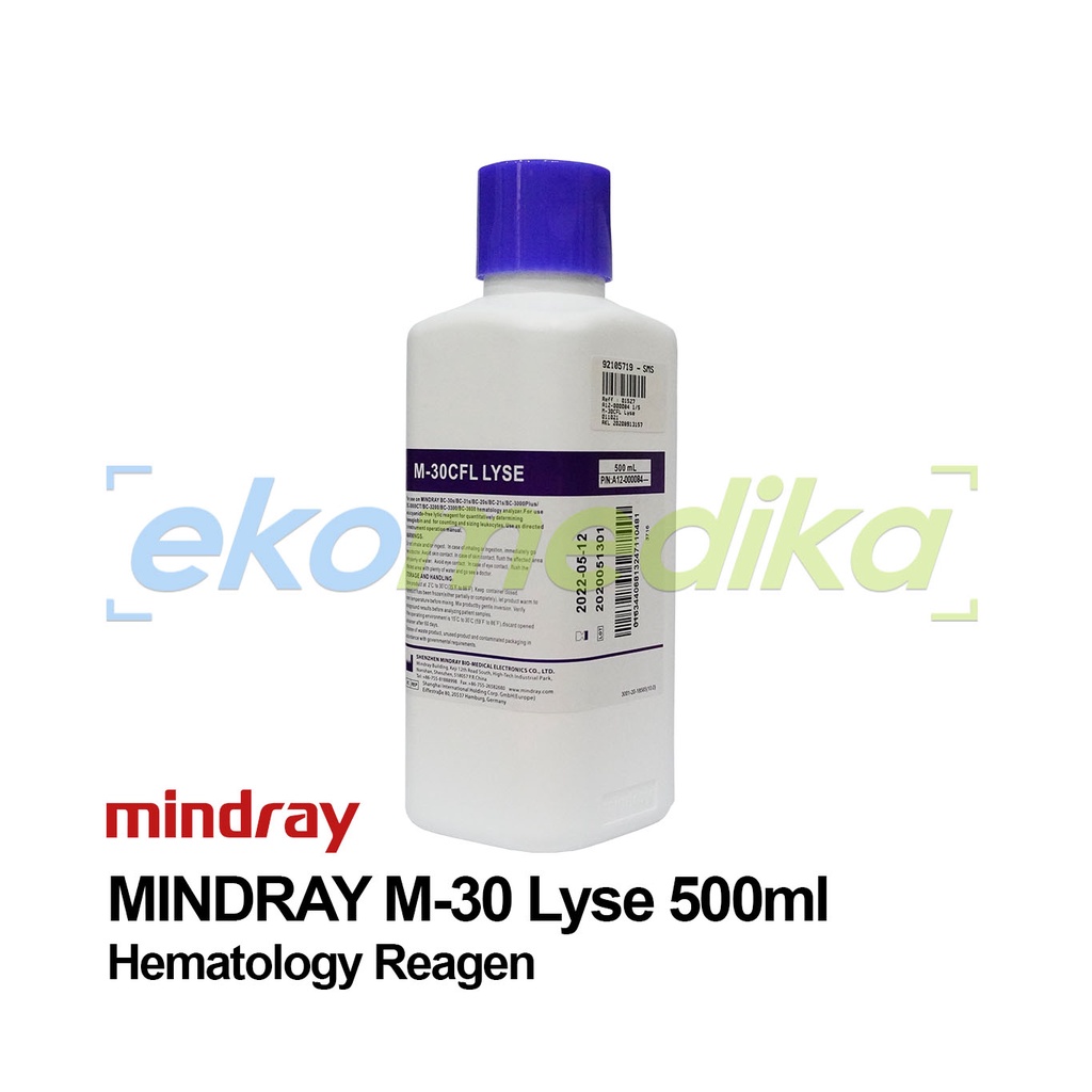 Jual Lyse 500ml Mindray - Reagen Hematology mindray Lyse M30 M18 500ml ...