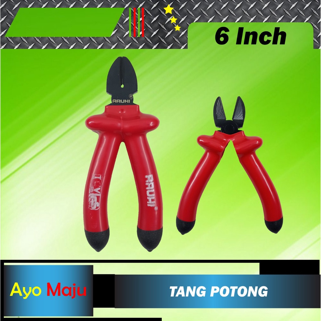 Jual Tang Listrik Potong 6" 1000V / Insulation Diagonal Pliers 6 inch ...