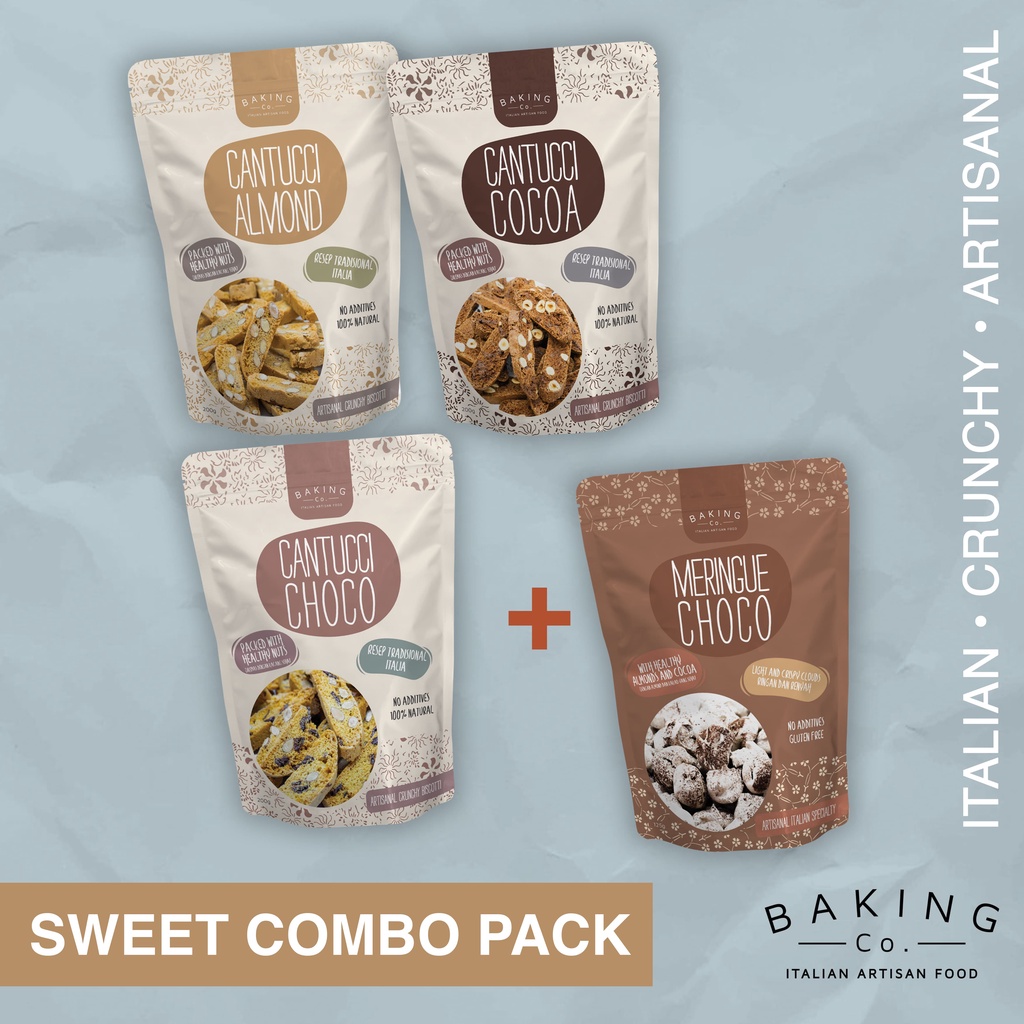 Jual Explore Sweet Combo Pack 4 pieces - BakingCo sweet treats biscotti ...