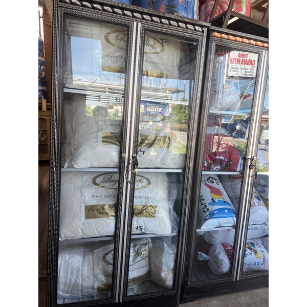 Jual Lemari Kaca Stainles | Shopee Indonesia