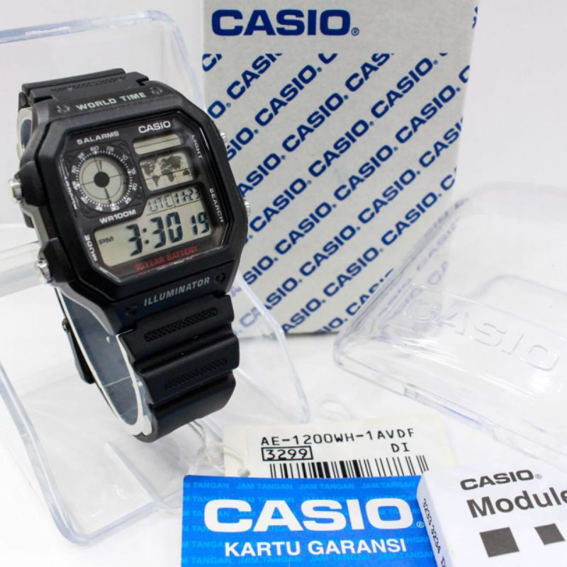 Jual Jam Tangan CASIO AE1200WH-1AVDF Original | Shopee Indonesia