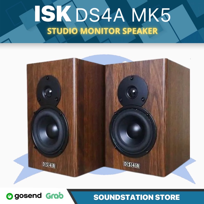Jual ISK DS4A Studio Monitor Speaker - Speaker Flat Recording | Shopee Indonesia