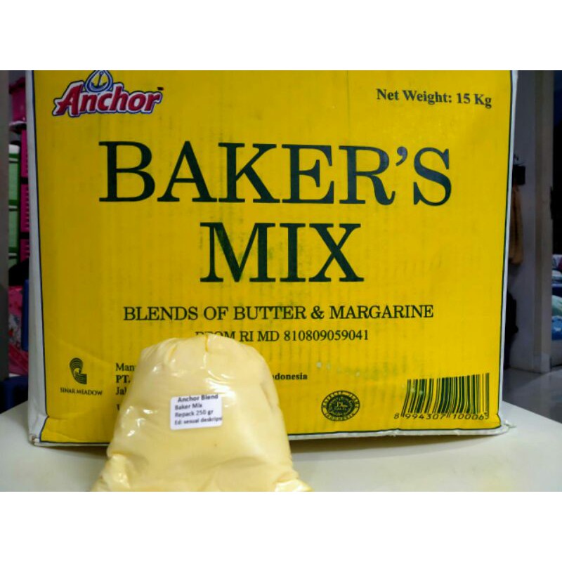 Jual Anchor Bakers mix butter margarin 500gr | Shopee Indonesia