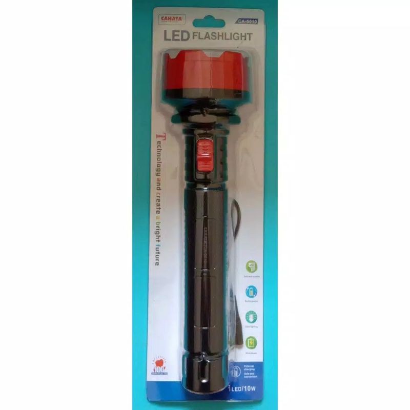 Jual Senter LED CAHAYA CA-5010 10W | Shopee Indonesia