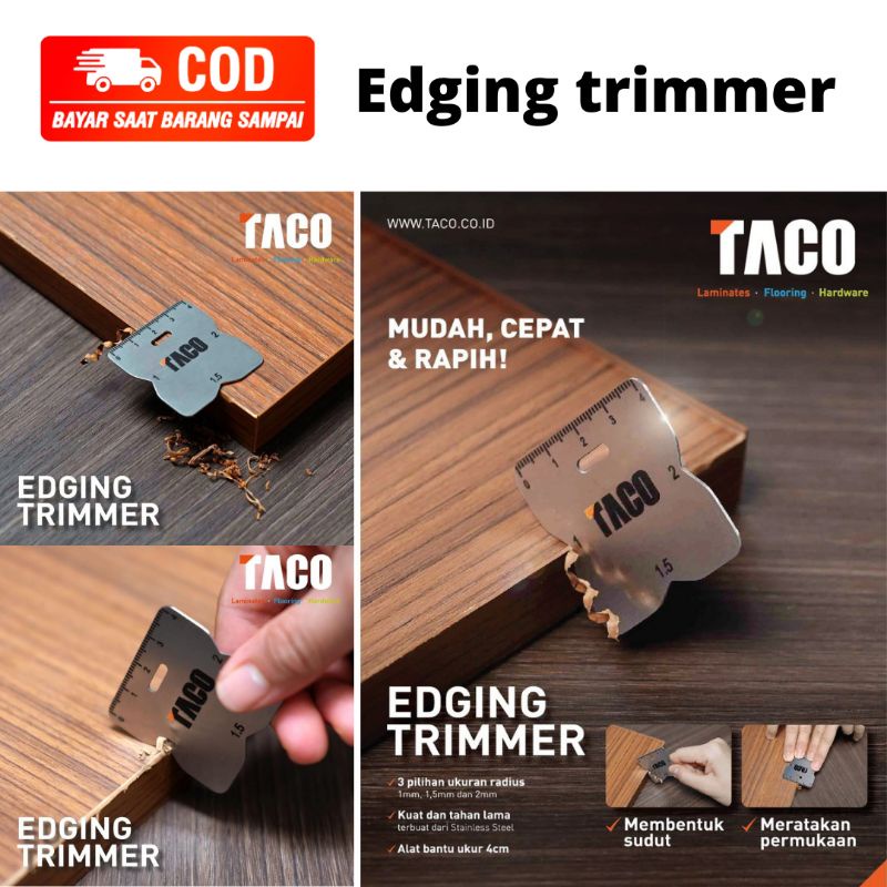 Jual edging trimmer taco alat untuk merapikan tepian hpl | Shopee Indonesia