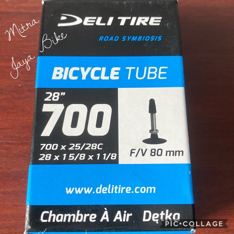 Jual Ban Dalam Fixie Deli Tire 700 x 25-28c 80mm Pentil Presta | Shopee Indonesia