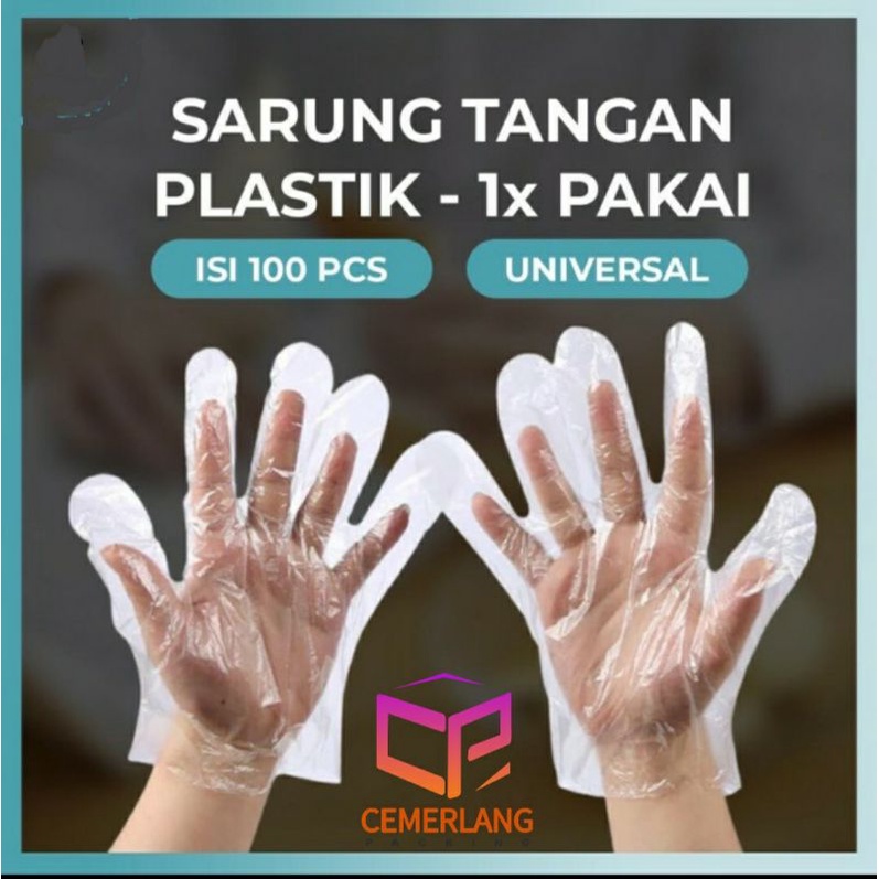 Jual SARUNG TANGAN PLASTIK FOOD GRADE ISI 100 Pcs APD MEDIS DAPUR MASAK KOKI | Shopee Indonesia
