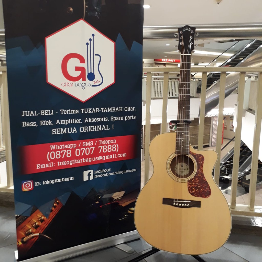 Jual GUILD ACOUSTIC ELECTRIC OM 240CE / OM 240 CE / OM240CE / NATURAL ...