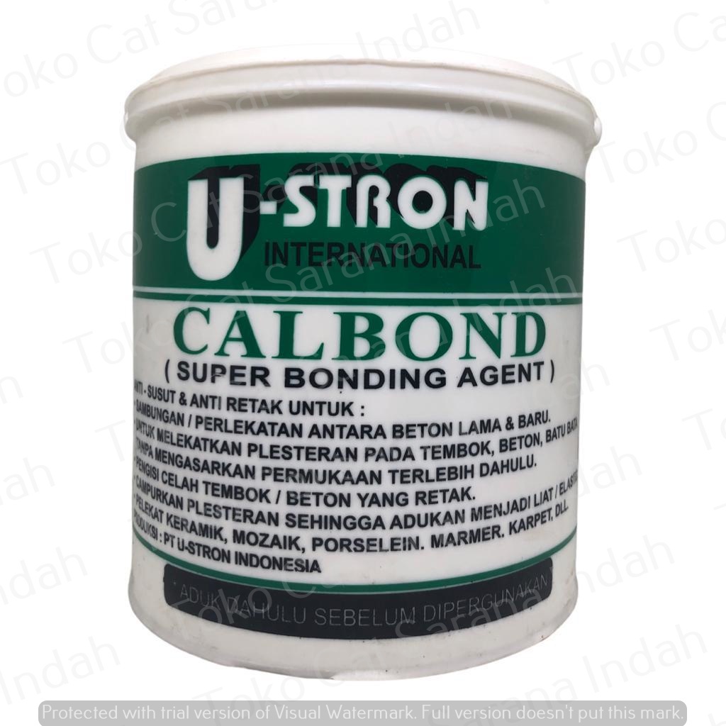 Jual U-Stron Calbond Lem Perekat Beton Keramik Tembok Marmer 4kg ...