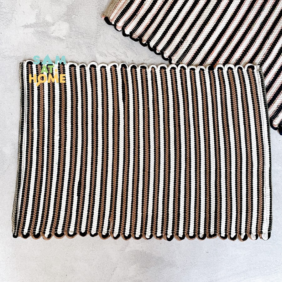 Jual Keset Lantai kain model Anyam / Tenun / Rajut - Jahitan Raoi ...