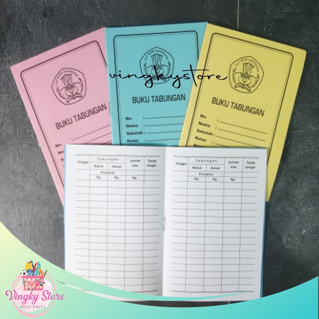 Jual Buku Tabungan Anak Sekolah | Shopee Indonesia