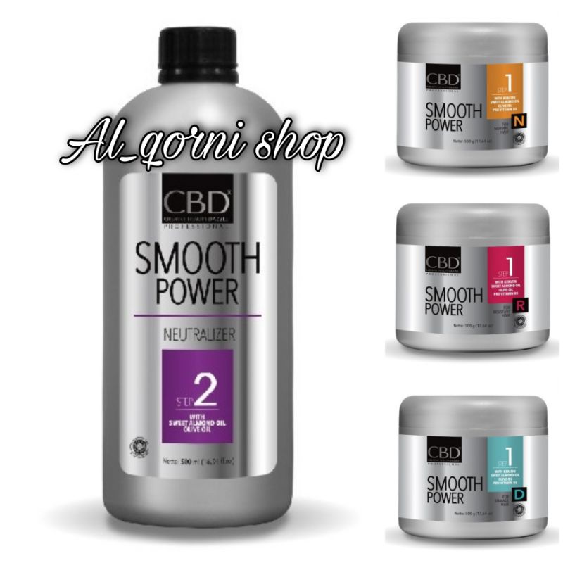 Jual CBD Smooth Power / Smoothing Keratin Step.1 / Step.2 500gr ...
