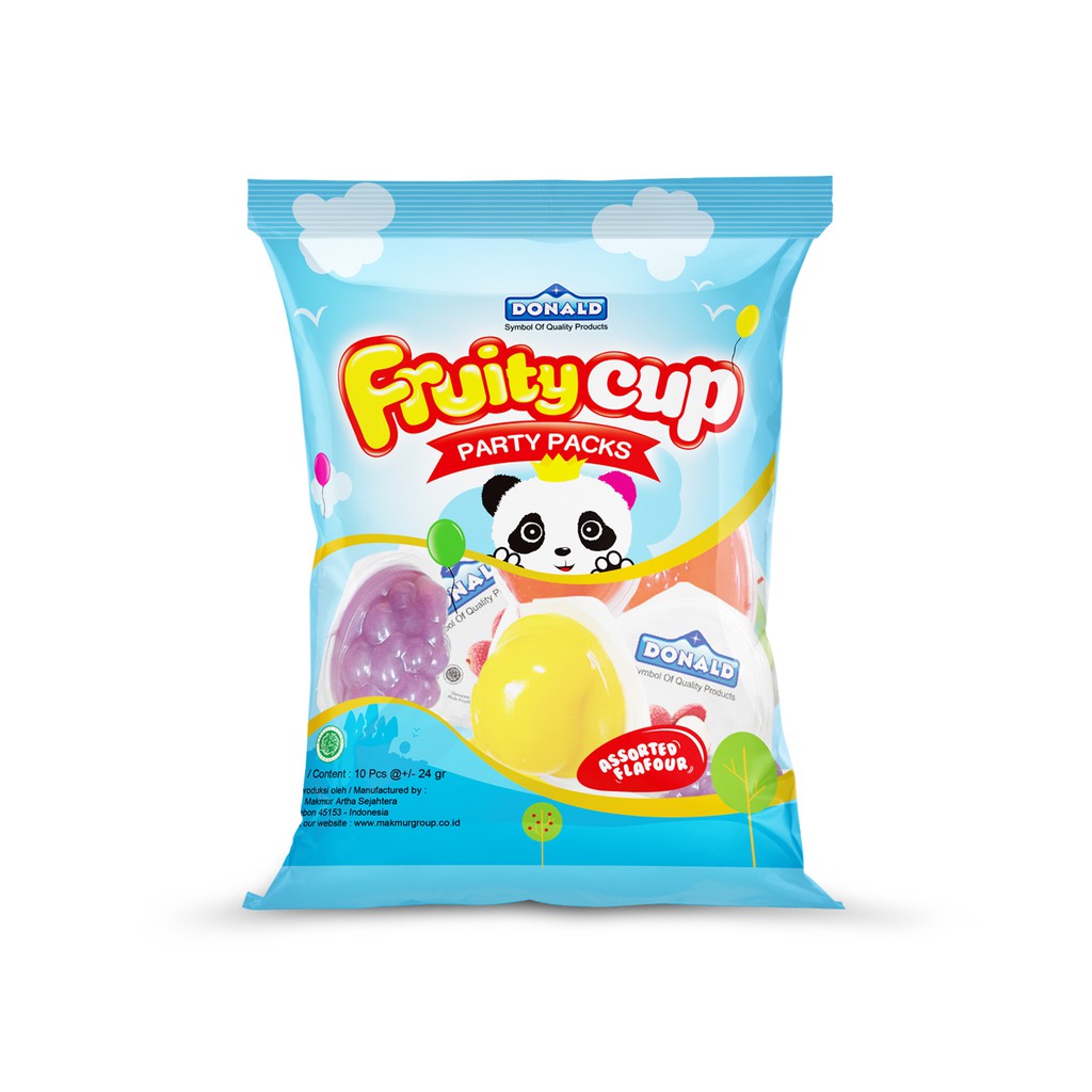 Jual Donald Jelly Fruity Cup Pack | Shopee Indonesia