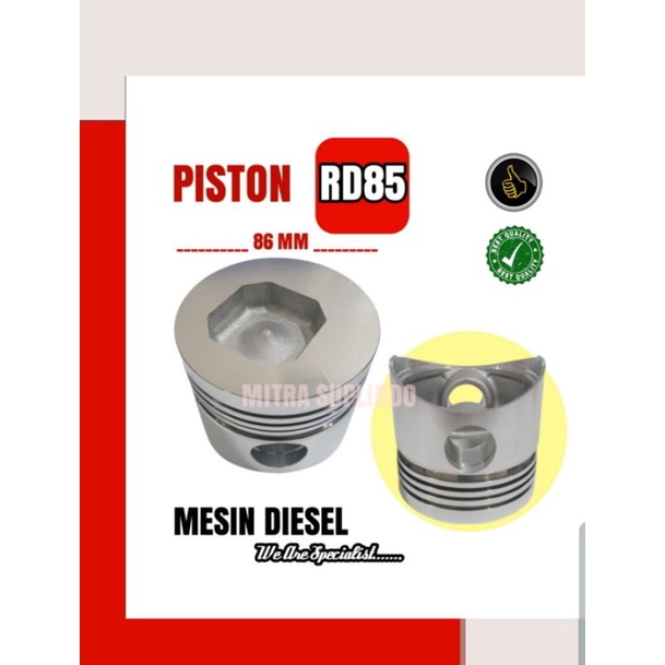 Jual RD85 Piston mesin diesel KUBOTA 8.5HP 86mm | Shopee Indonesia