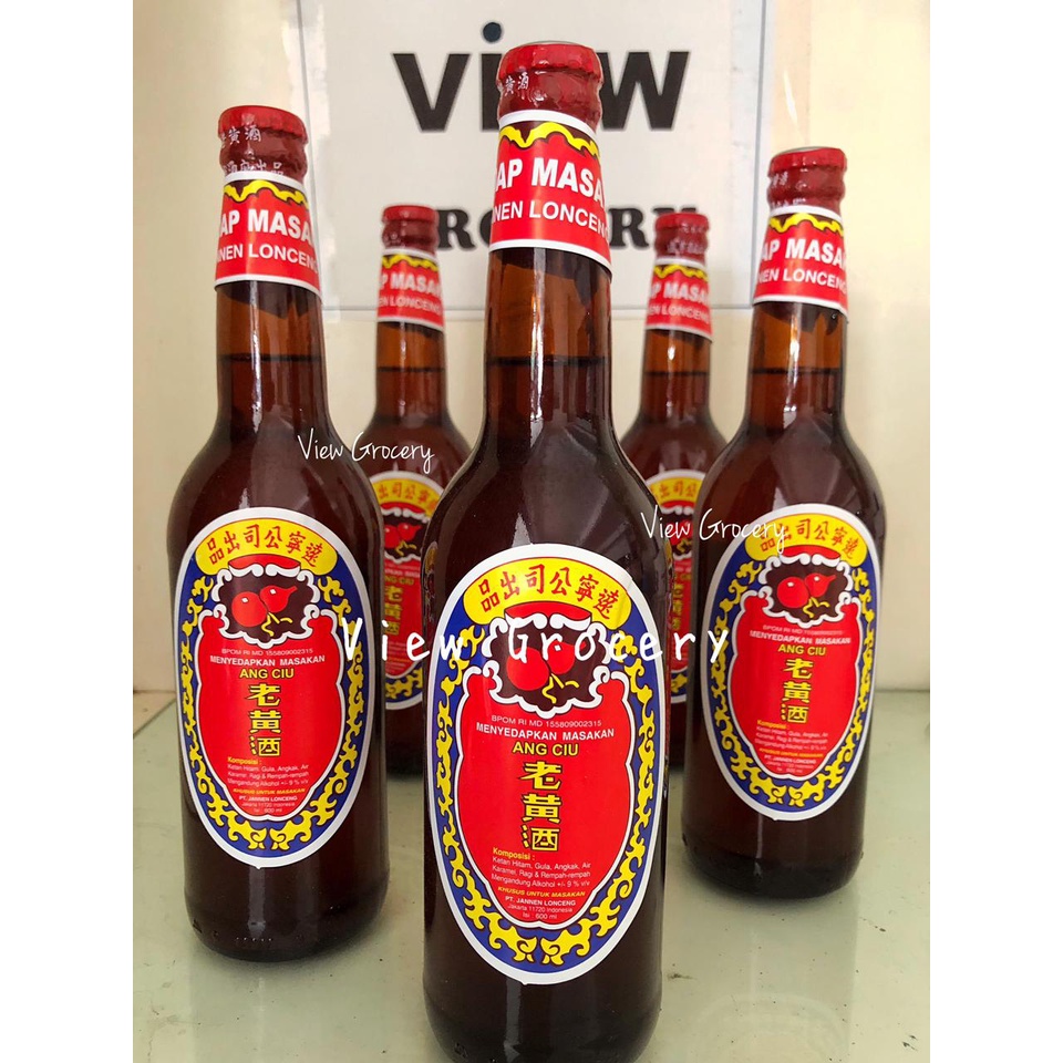 Jual Angciu Ang Ciu Arak Masak Cap Lonceng 600ml Shopee Indonesia