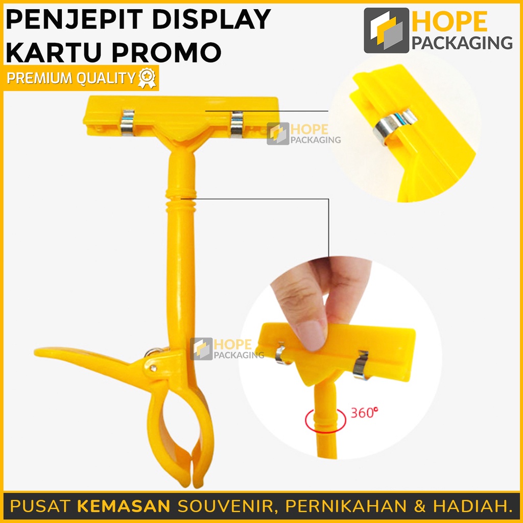 Jual Penjepit Kartu Display Ukuran 17cm dan Penjepit Bening S / M / L ...