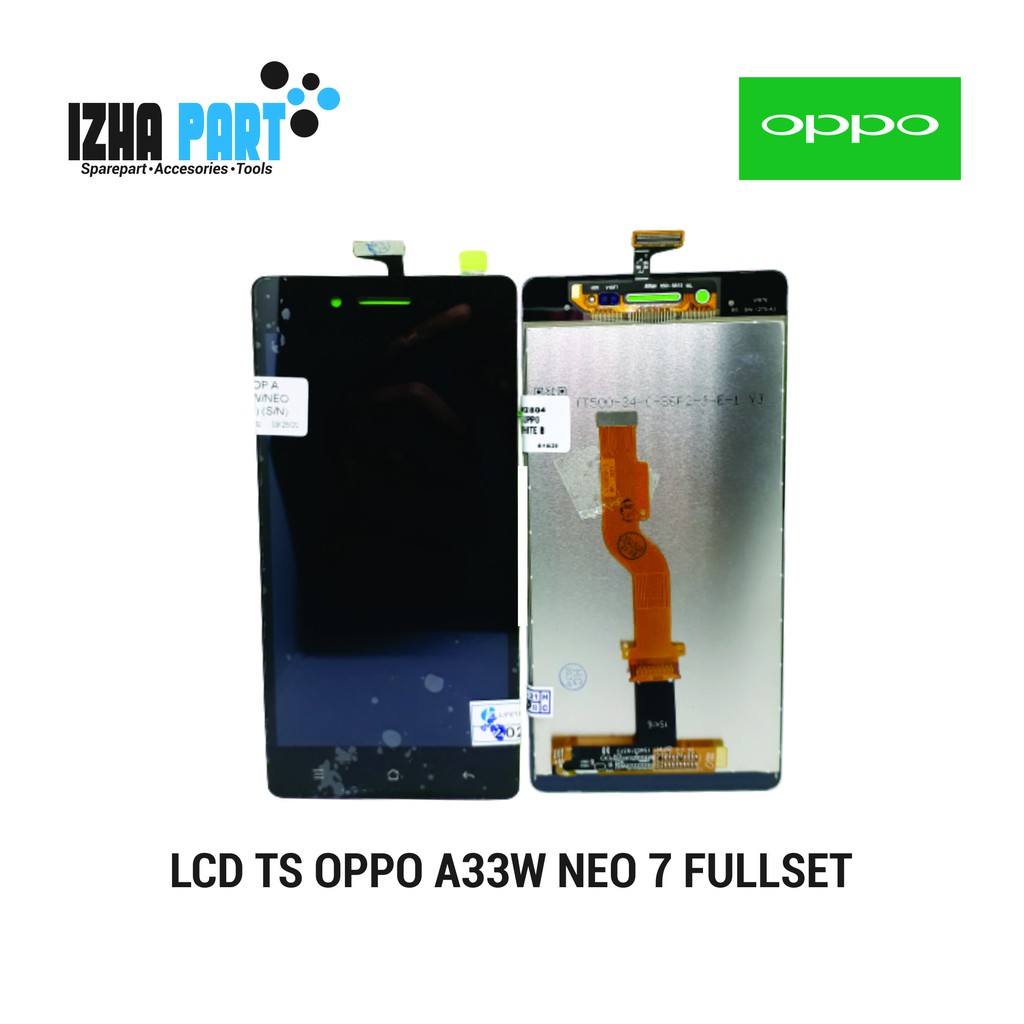 Jual Lcd Touchscreen Oppo A33W / Neo 7 ( Hitam ) | Shopee Indonesia