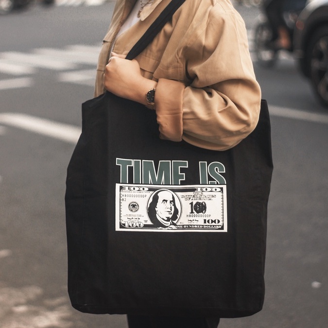 Jual Oversized Tote Bag - Mr.Time | Shopee Indonesia