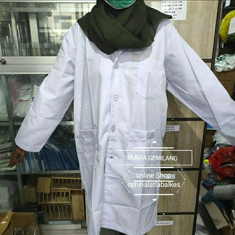 Jual Jas Lab Laboratorium Lengan Panjang | Shopee Indonesia