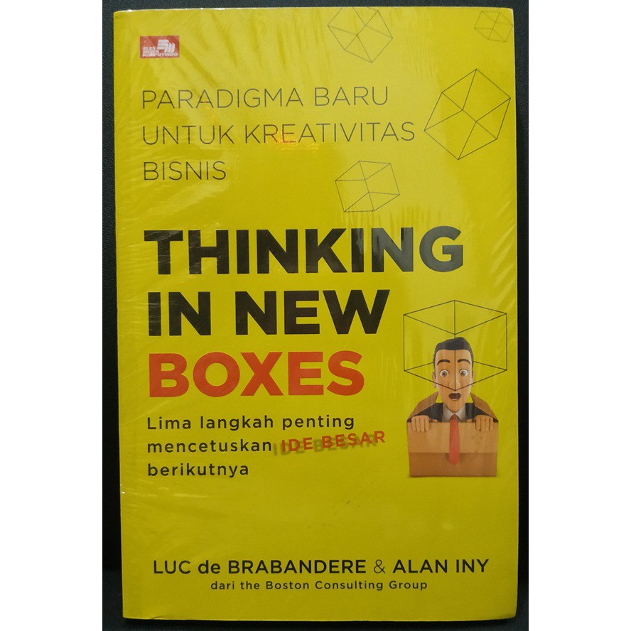 Jual Buku Bisnis Thinking In New Boxes, Lima Langkah Penting Mencetuskan Ide Besar Berikutnya ...