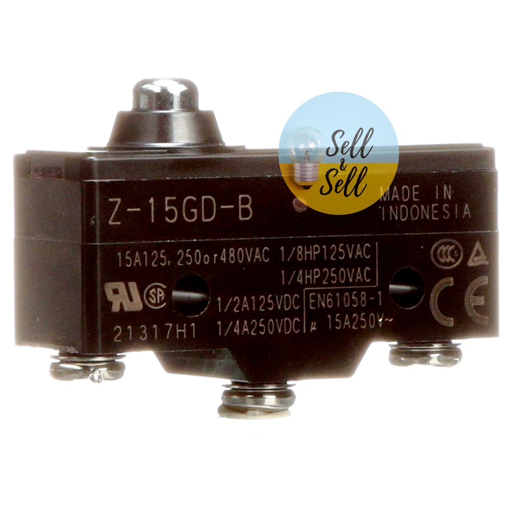 Jual Micro Switch Z-15GD-B Omron ASLI / Limit Switch Omron Z15GDB ORIGINAL | Shopee Indonesia