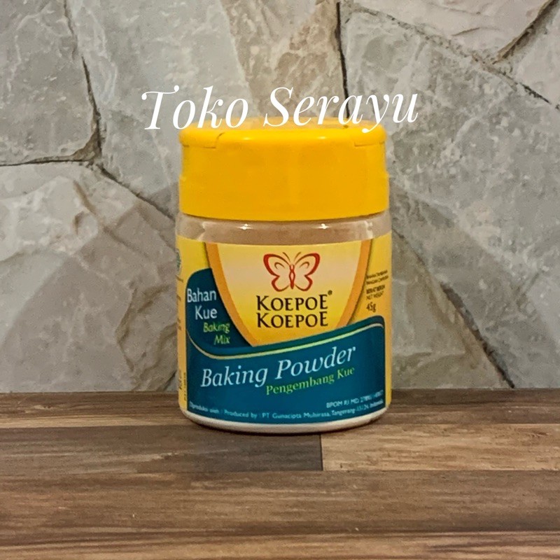 Jual Baking Powder Kopoe Koepoe 45 Gram | Shopee Indonesia