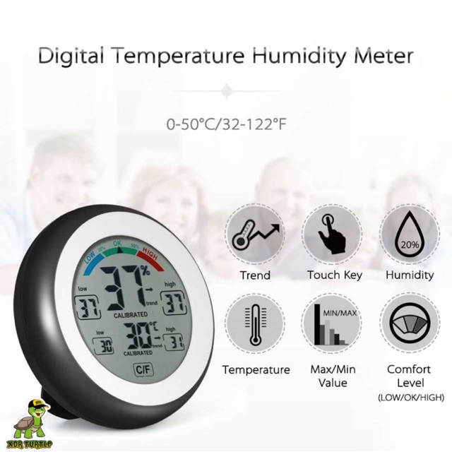 Jual THERMOMETER HYGROMETER DIGITAL MAGNET TERMOMETER UKUR SUHU ...