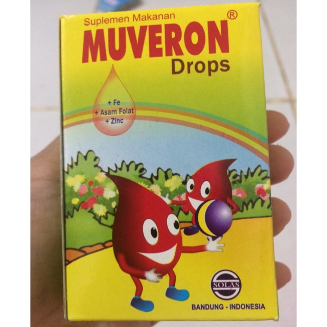 Jual Suplemen Zat Besi Muveron Drops Vitamin Bayi balita untuk otak dan ...